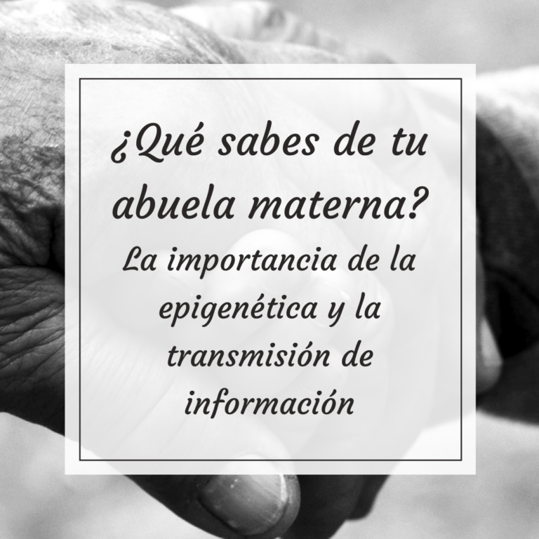 ¿Qué sabes de tu abuela materna? - Javier Badía - Acompañante Bioneuroemocion®